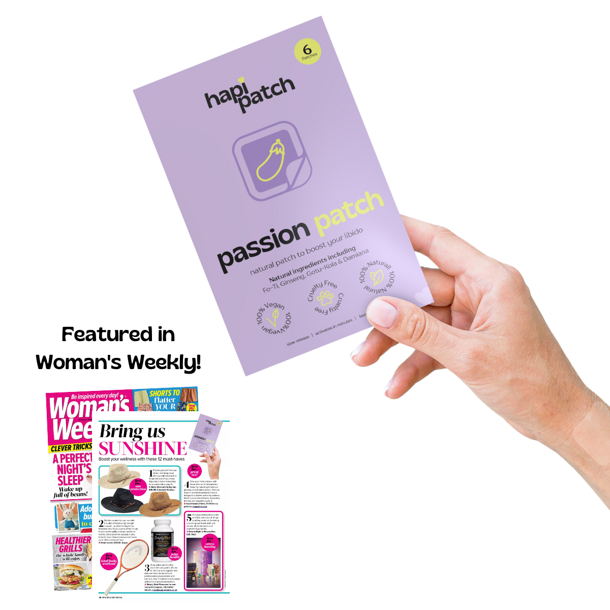 Passion Patch - Natural Patch to Boost your Libido | HapiPatch.com