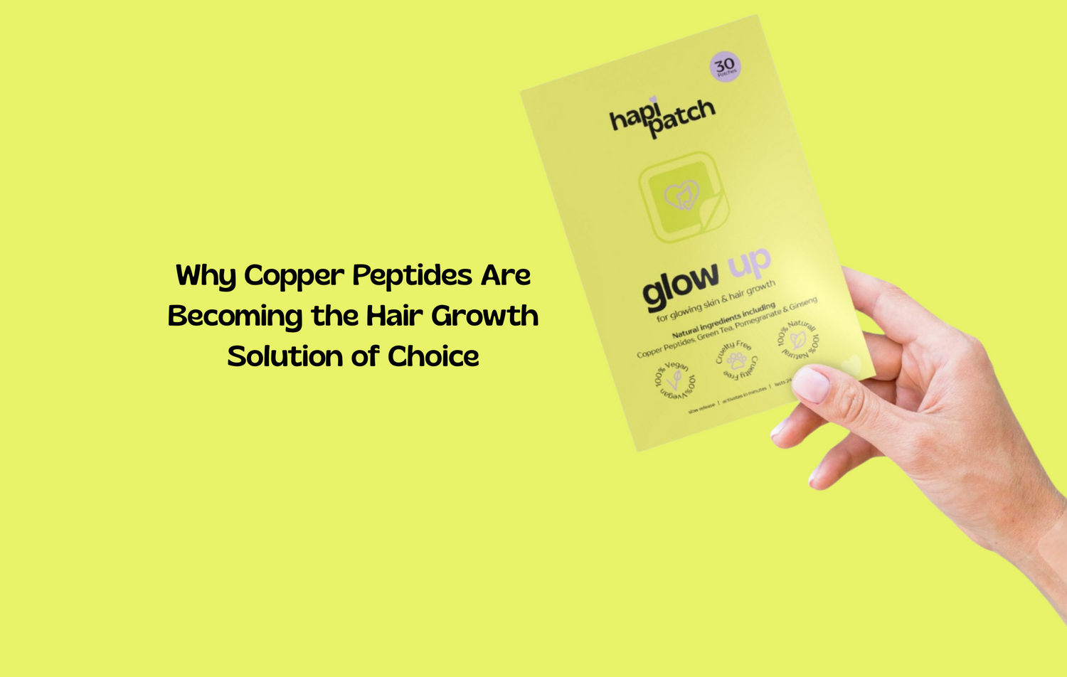 Realistic Regrowth Timelines When Using Copper Peptide Patches – HapiPatch
