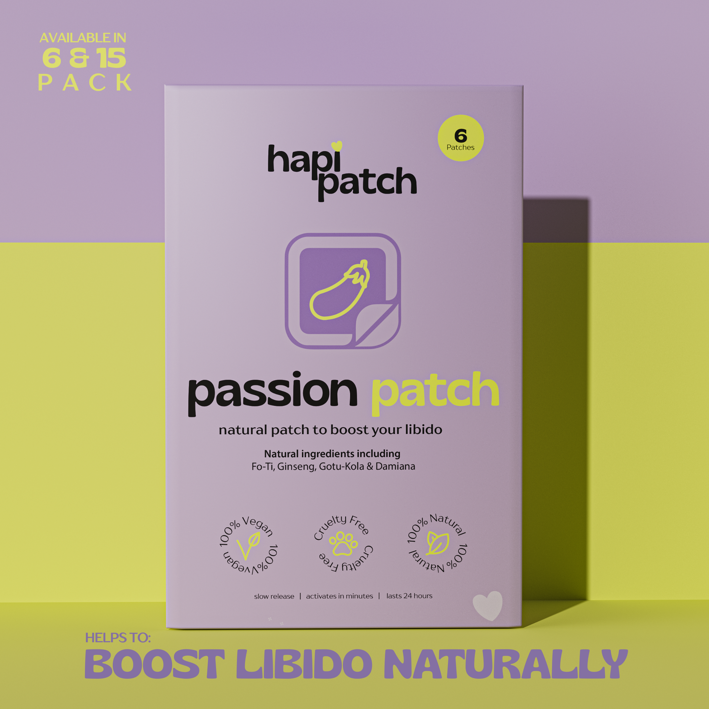 Passion Patch, natural patch to boost your libido | Hapi Patch – HapiPatch