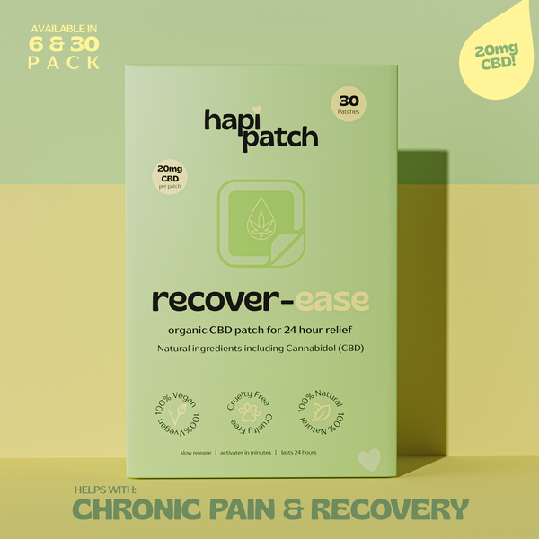Recover-ease Patch (20mg), natural CBD patches for 24 hour relief ...