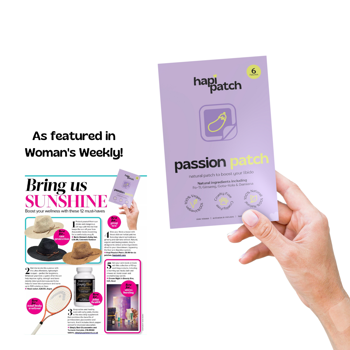 Passion Patch - Natural Patch to Boost your Libido | HapiPatch.com