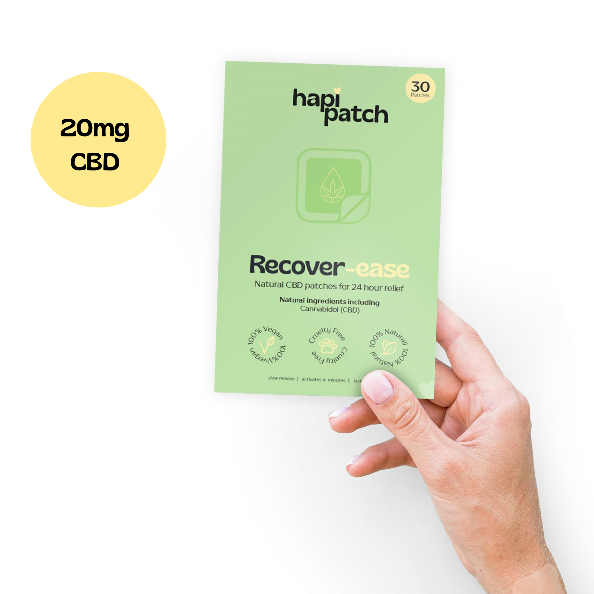 Recover-ease Patches 20mg | HapiPatch.com