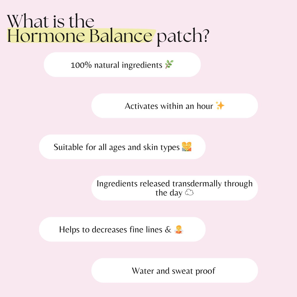 Hormone Patches | Hormone Balance Patch - hapi patch – HapiPatch