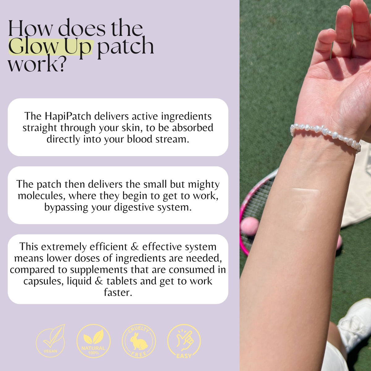 Glow Up Copper Peptide Patches | Wrinkle Reducing Patches - hapi patch ...