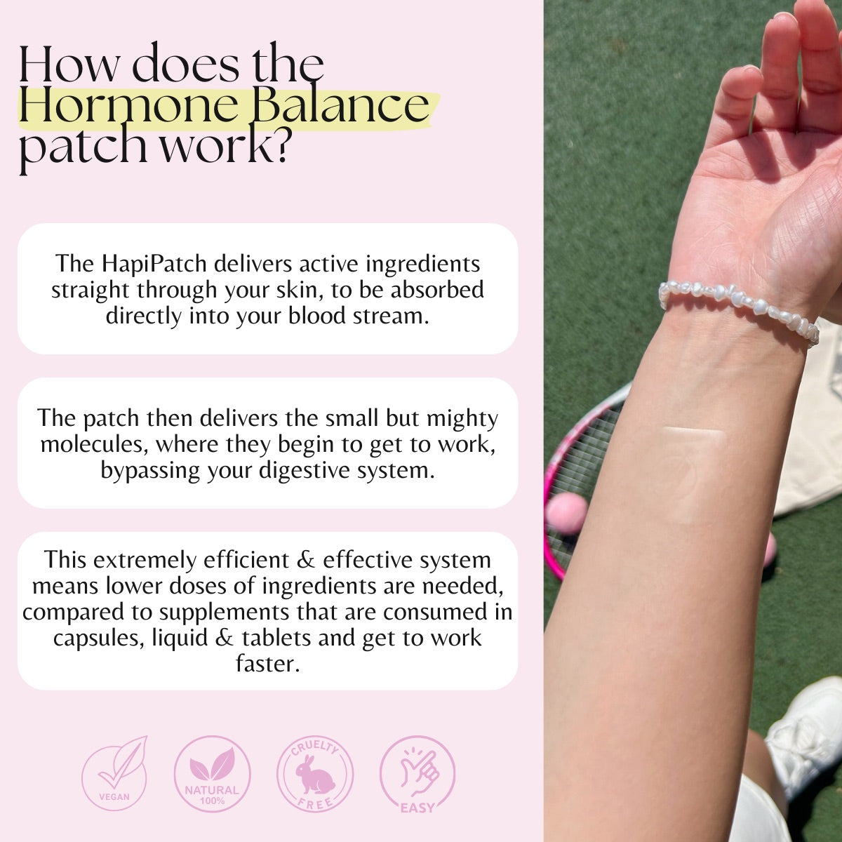 Hormone Balance Patches, organic skin patch - Hapi Patch – HapiPatch