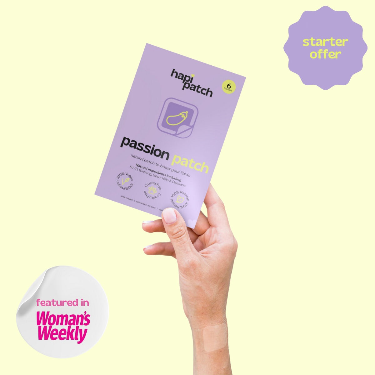 Passion Patch - Natural Patch to Boost your Libido | HapiPatch.com